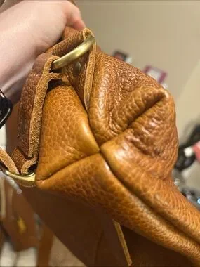 Portland Leather | Bags | Portland Leather Cognac Brown Leather Laptop ...